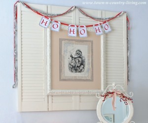DIY Santa Claus Picture - Town & Country Living