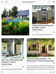 Cozy Cottage Style Flipboard Magazine - Town & Country Living