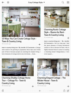 Cozy Cottage Style Flipboard Magazine - Town & Country Living