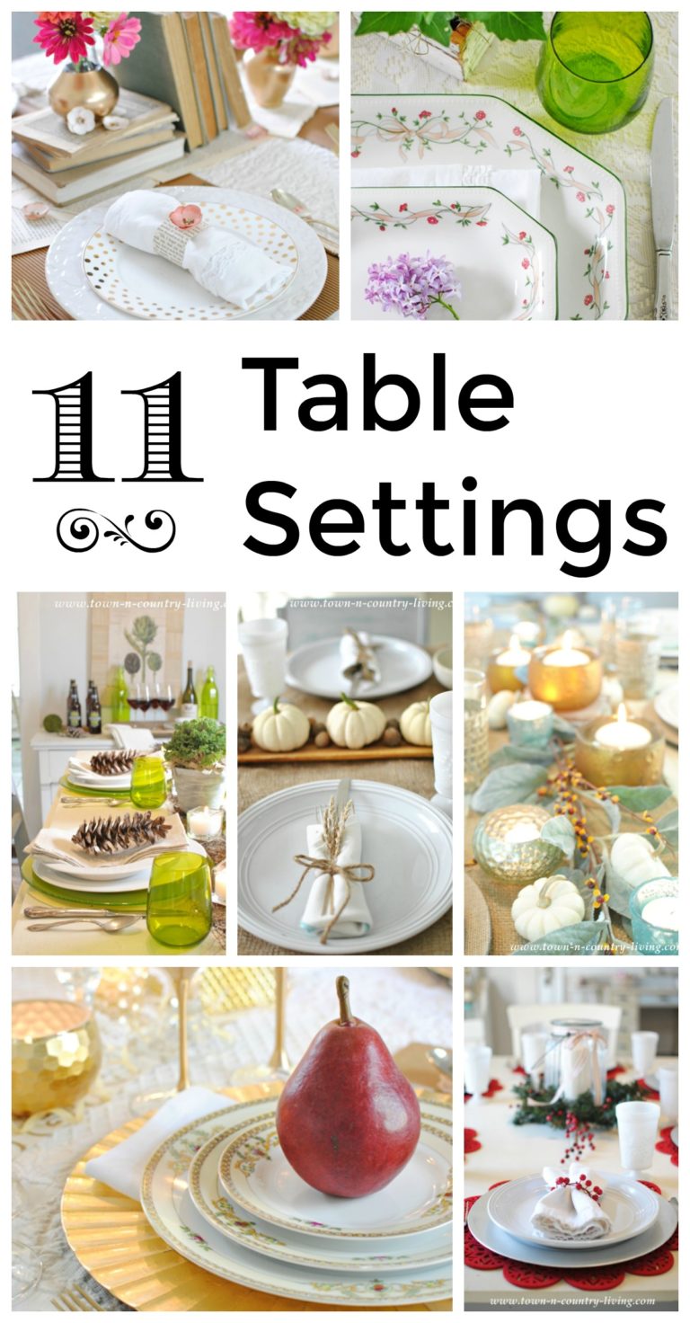 11 Table Settings for Every Occasion - Town & Country Living