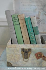 How to Decorate with Vintage Books - Town & Country Living