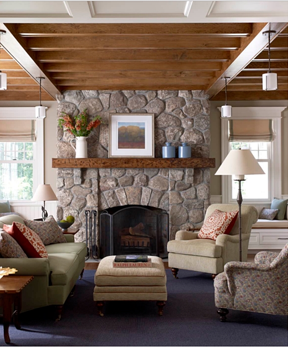 Country Style Mantels And Fireplaces Town Country Living