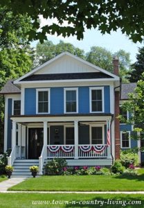 13 Blue Houses with Charming Curb Appeal - Town & Country Living