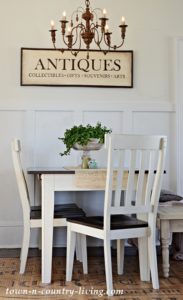 The Antiques Sign That Changed My Dining Room - Town & Country Living