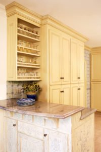 A Custom Kitchen with Delft Blue Influences | Town & Country Living