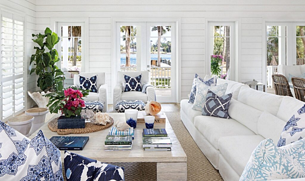 Sunny Beach Style Cottage with a Bit of Romance - Town & Country Living