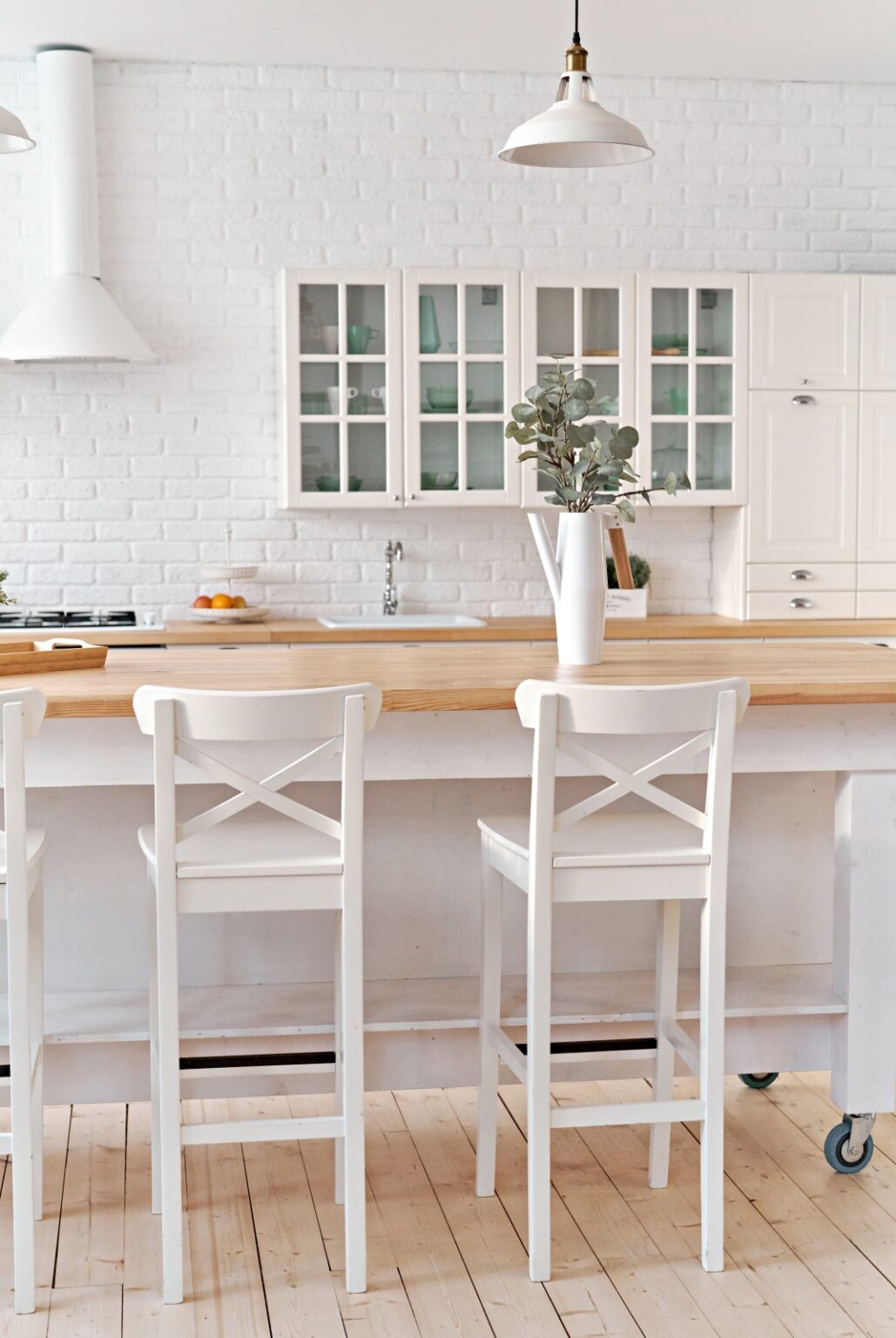 A Warm White Scandinavian Kitchen - Town & Country Living