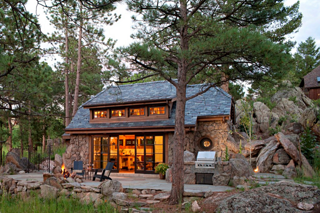 Colorado Stone Cottage Inspired by Park Shelters - Town & Country Living