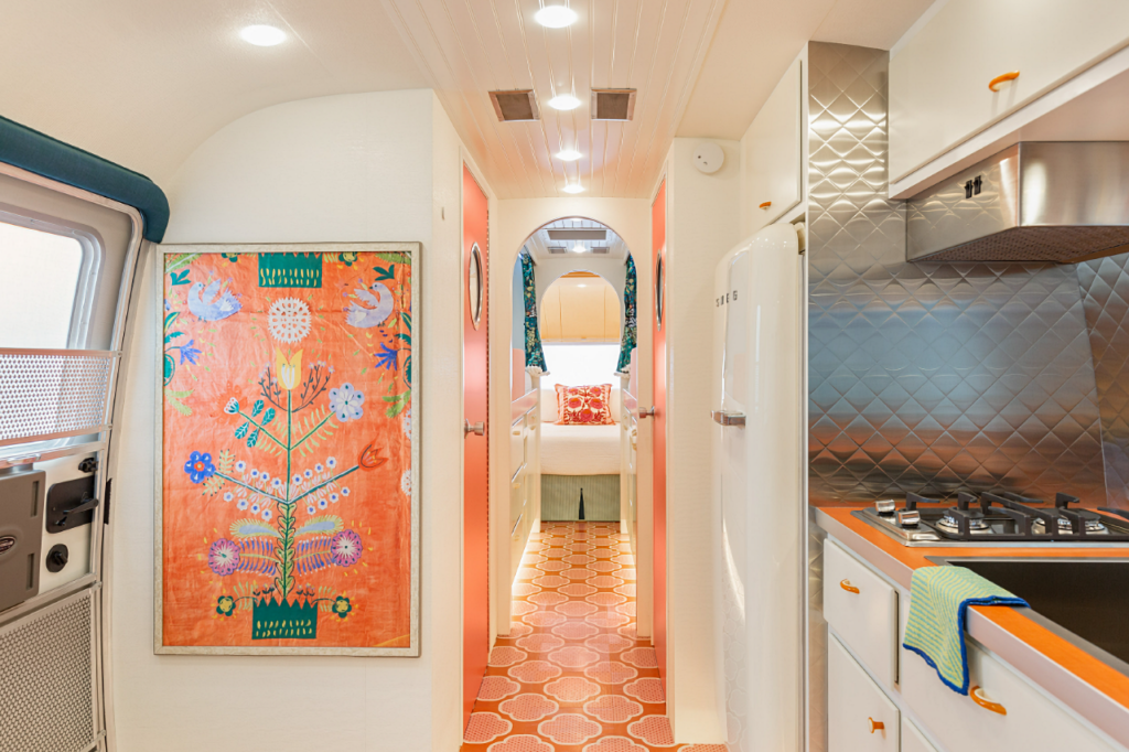 Colorful Airstream Camper Makeover: Travel in Style