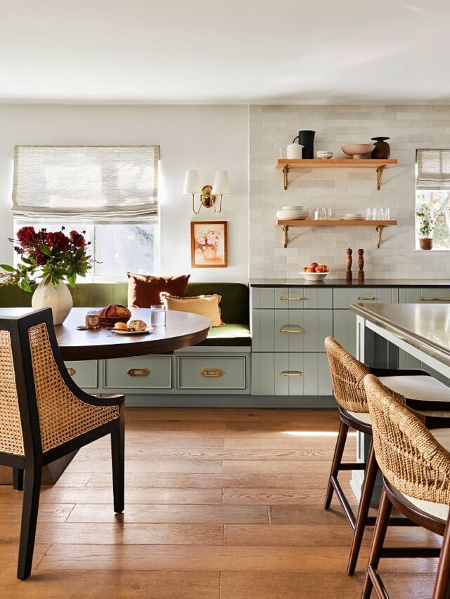 An Uplifting Gray-Green Kitchen Creates a Complete Culinary Sanctuary