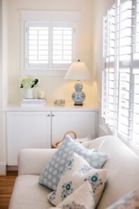 Beautiful White and Pale Blue Living Rooms Create Serenity