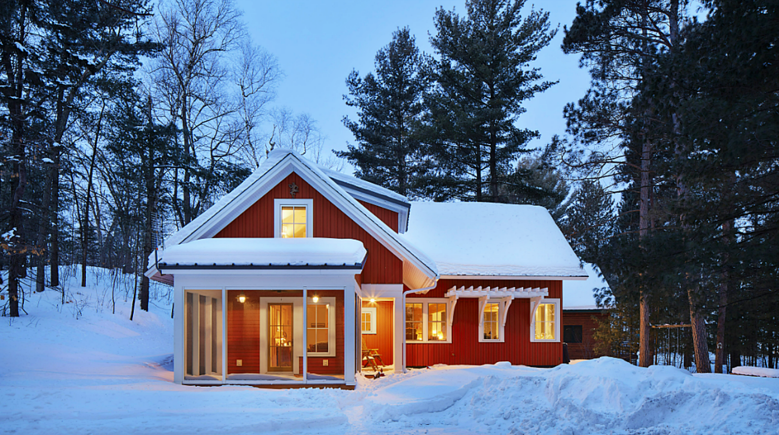 Stunning Snow-Covered Homes to Make You Appreciate Winter