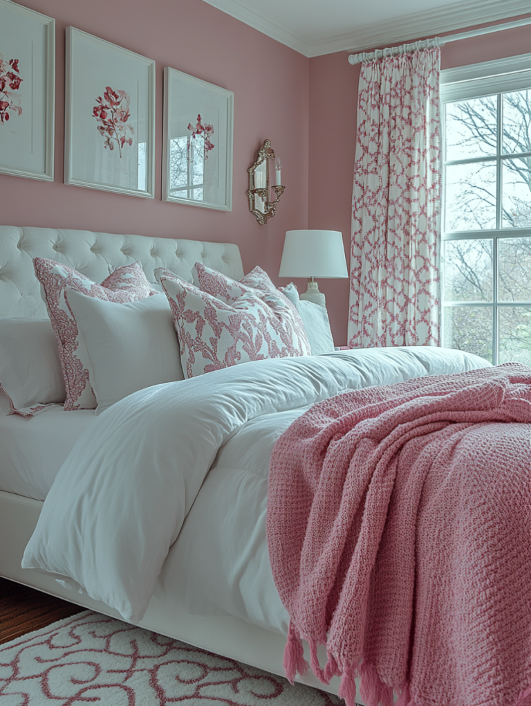 Cozy Pink and White Rooms to Love: Surprising Results