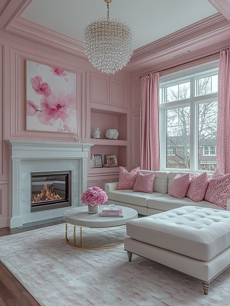 Cozy Pink and White Rooms to Love: Surprising Results