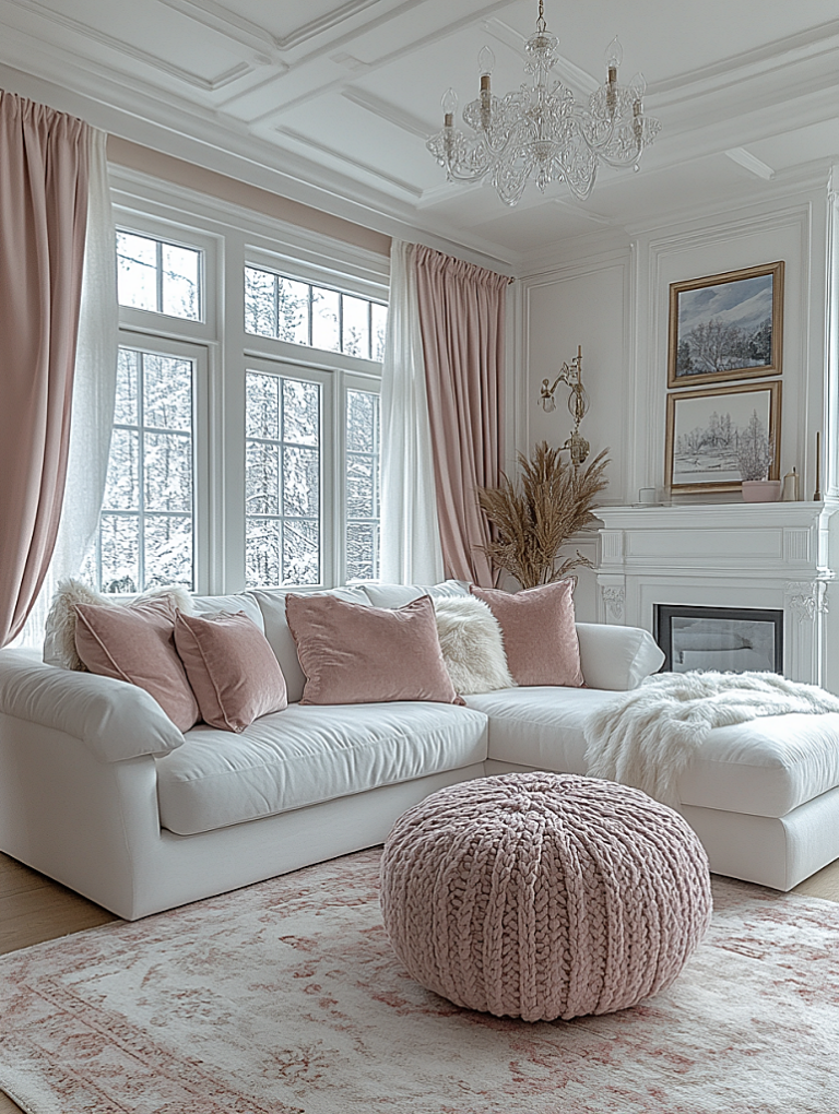 Cozy Pink and White Rooms to Love: Surprising Results